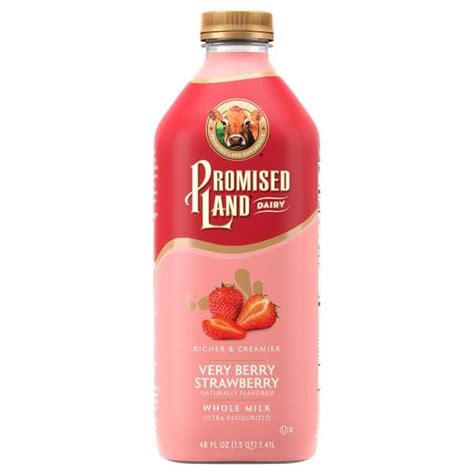 Promised Land Dairy Whole Milk Very Berry Strawberry Publix Super