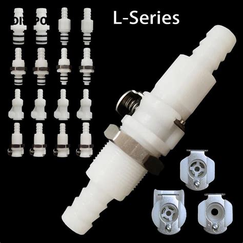 Ditipoo 1 Cái Khớp Ống Ngắt Kết Nối Lắp Khớp Nối Nam Nữ Ống Barb Vand