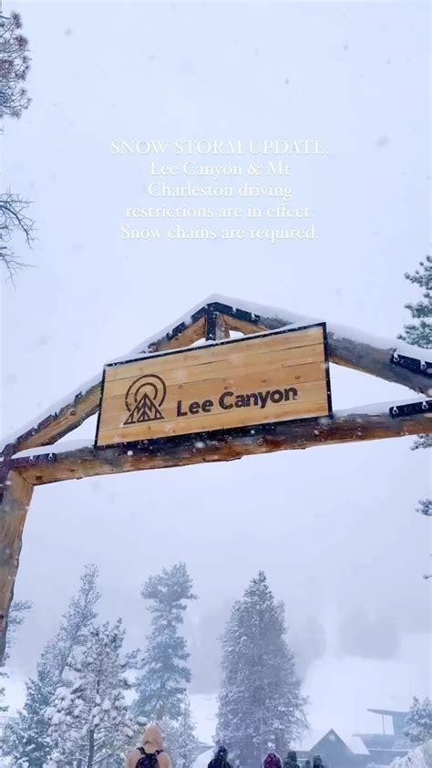 Lee Canyon Las Vegas Weather Update