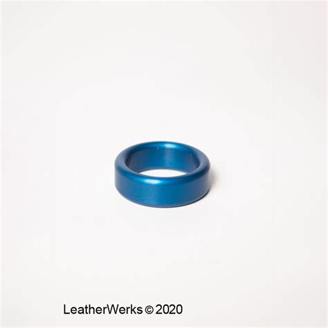 Anodized Aluminum Ring Leatherwerks