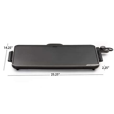 Presto 22in Electric Griddle With Removable Handles And Ceramic Nonstick