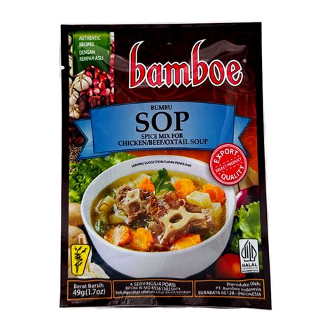 Bamboe Sop Chicken Soup 49g Big Asia Supermarket Big Asia