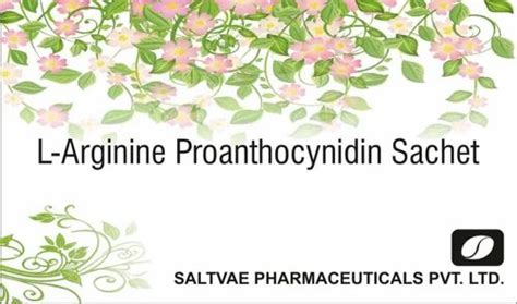 L Arginine Proanthocynidin Sachet At Rs 200box L Arginine In Noida