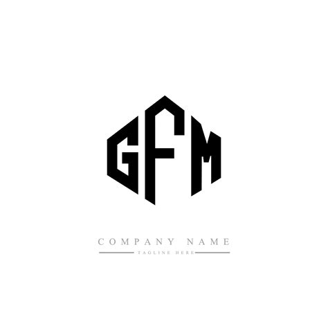 Gfm Letter Logo Design With Polygon Shape Gfm Polygon And Cube Shape Logo Design Gfm Hexagon