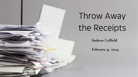 Is It Okay To Throw Away Receipts At Ryan Fulton Blog
