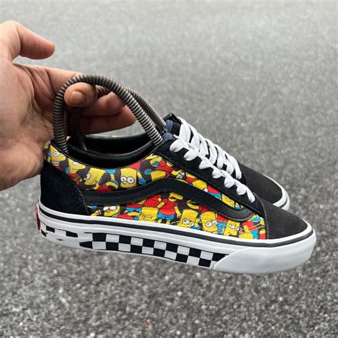 Vans Os Bart Simpson Uk2 5 Womens Fashion Footwear Sneakers On Carousell