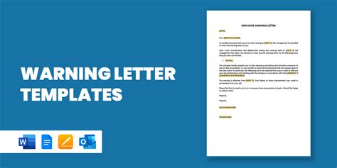 Employee Warning Letter Format In Word Free