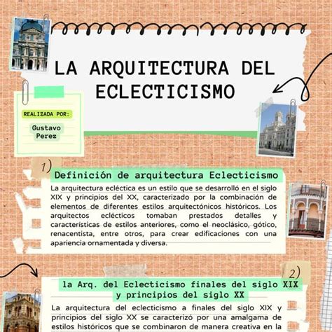 Eclecticismo En La Arquitectura Xix Y Principios Del Sigo Xx Pdf