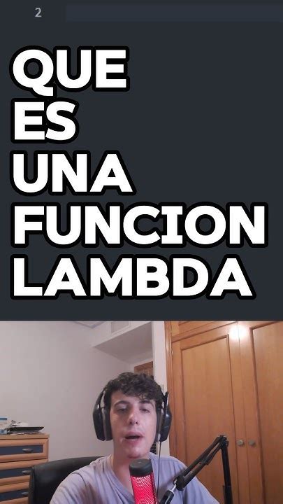 Qué Es Una Función Lambda Python Youtube
