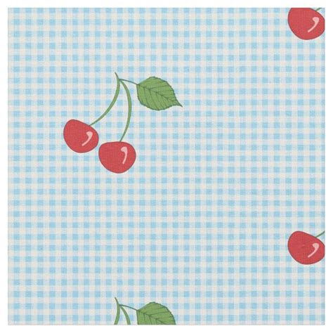 Watermelon Pink And White Gingham Pattern Fabric