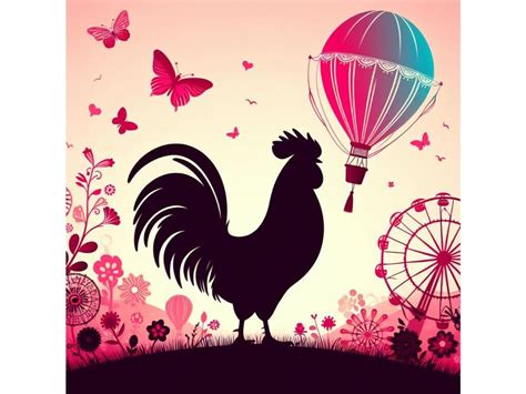 Cute Rooster By Dianaxstoyanova Thehungryjpeg