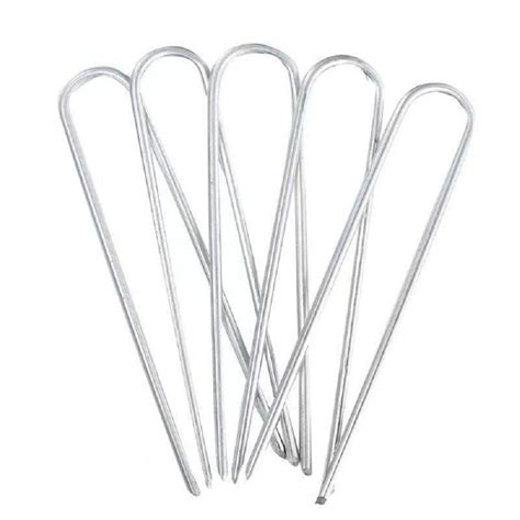 Agfabric 8 In X 157 In 11 Gauge Galvanized Landscape Staples Stake