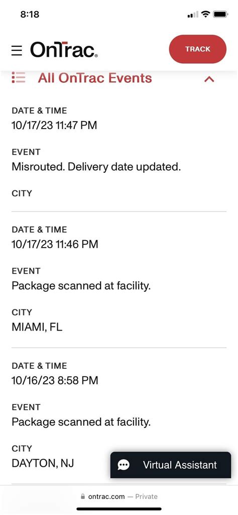 Pack Misrouted Rontrac