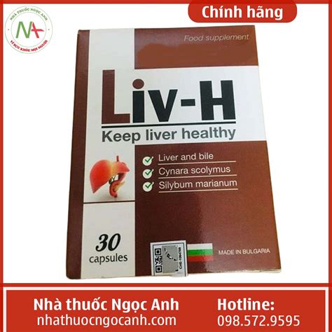 Thuốc Liv H Fortex Nutraceuticals Là Gì Giá Bao Nhiêu Mua ở đâu