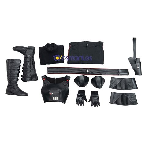 Moff Gideon Cosplay Costume The Mandalorian Black Artificial Leather