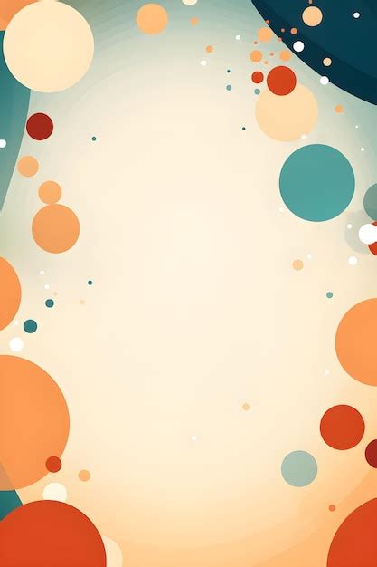 Premium Ai Image An Abstract Background With Circles And Bubbles