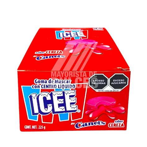Canels Chicle Icee Cereza Paquete Con 45 Piezas Caja Con 32 Paquetes 3245pzs Dulcerías Y