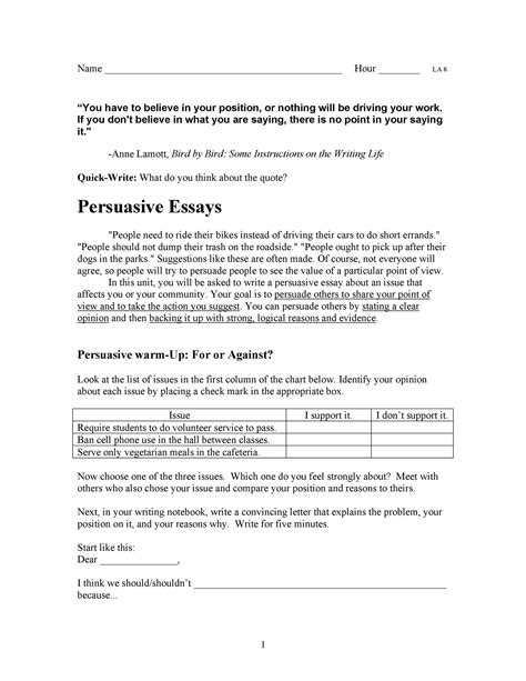 50 Free Persuasive Essay Examples Best Topics Templatelab
