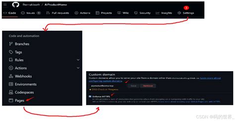 【教程】github Page 添加自定义域名github Pages 自定义域名 Csdn博客