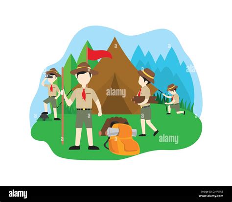 Scout Building Stock Vector Images Alamy