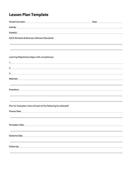 Unit Plan Templates Printable And Enjoyable Learning