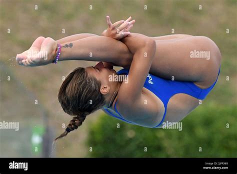 Emilia Garip Nilsson During European Swimming Championships Rome 2022