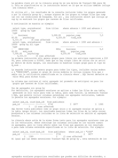 Transact Sql Users Guide Spanish Pdf Sql Bases De Datos