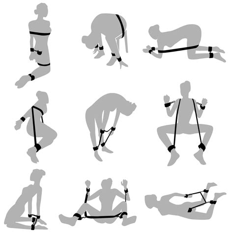 Dominatrix Leather Suit Adult Sex Toy Handcuffs Fetish Bed Restraint Kit Bdsm Bondage Sm Sex