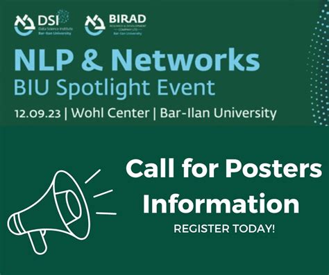Nlp And Networks Biu Spotlight Event On Linkedin Nlp