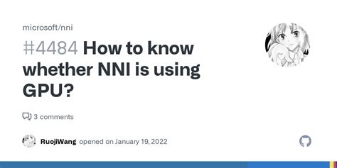 How To Know Whether NNI Is Using GPU Issue Microsoft Nni GitHub
