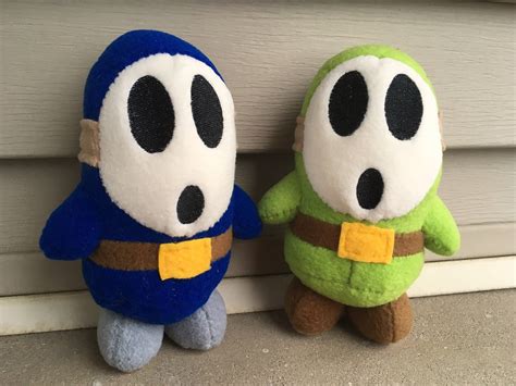 Shy Guy Plushie Many Colors Etsy Canada