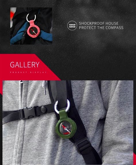Compass Keychain Mini Compass Small Compass The Survival Island