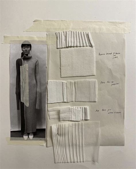 Fabric Textile Fashion Portfolio Layout Fashion Design Portfolio