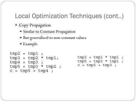 Ppt Program Performance Through Compiler Optimization Techniques