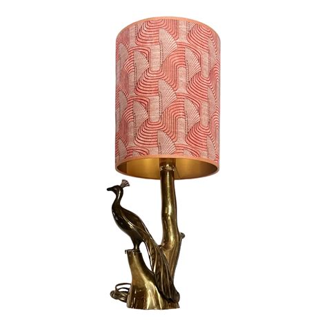 Willy Daro Peacock Table Lamp 1970s 233578