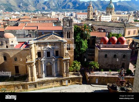 Urban Landscape Of Palermo The Main City Of Sicily In Italy Here The