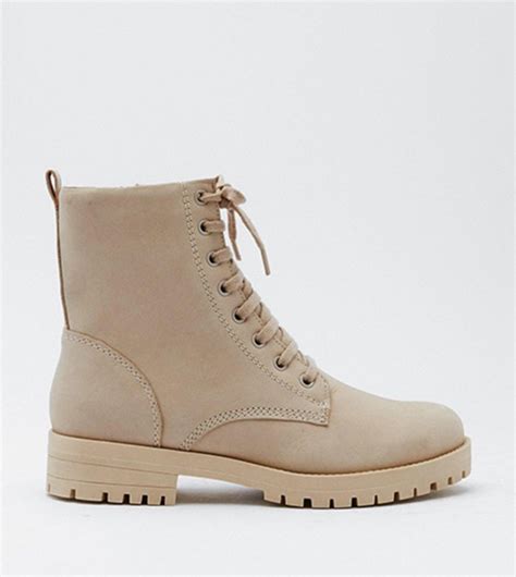 اشتري ناستي غال بوت هايكر جلد بربلط بلون بيج 6ستريت المملكة العربية السعودية