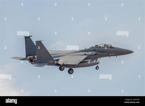 F15 Fighter Jet In Flight Action Photograph Of Fast Jet Military