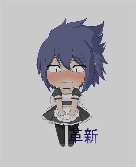 Chibi Tamaki Maid Mha Chibi Anime Art Artwork