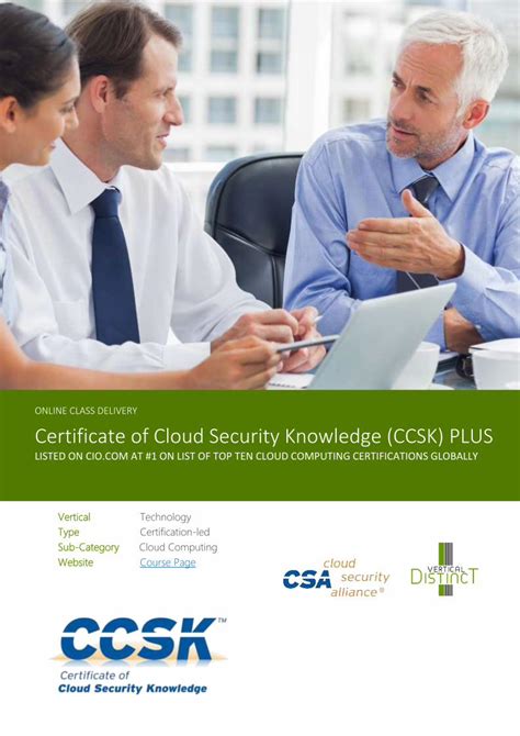 Pdf Online Class Delivery Certificate Of Cloud Security