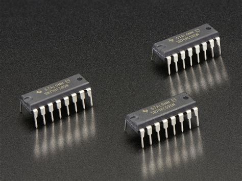 Pinouts 74hc595 Shift Register Adafruit Learning System
