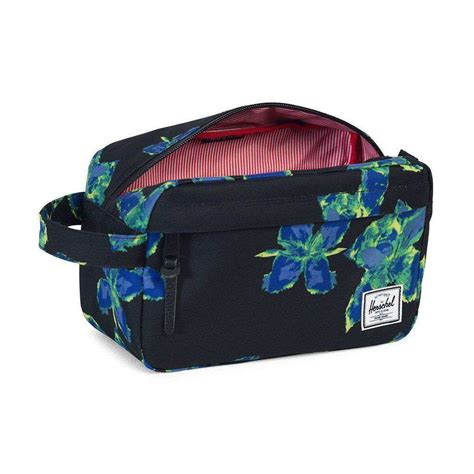 Herschel Supply Co Chapter Travel Kit In Neon Floral Country Club Prep