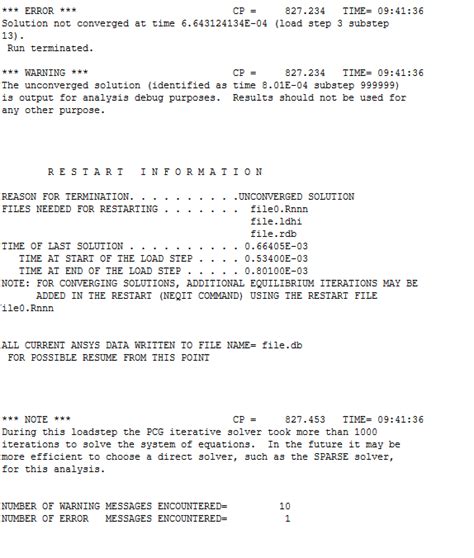 Simulation Not Converging