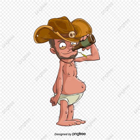 Vector Man Drinking Vector Character Character Cartoon Characters