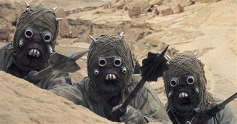 What Do Tusken Raiders Look Like Under Their Mask The Messy Star Wars