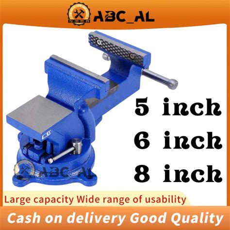 Heavy Duty Bench Vise Household Vise Bench 5 6 8 Inch Small Bench Vice Clamp 360 Degree Rotatio