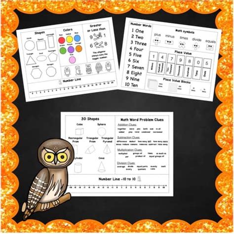 Free Customizable Math Folder For Grades K 3 By Honey Bee Community Resources