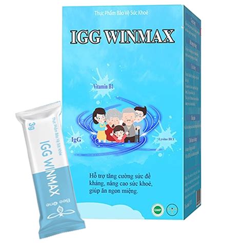 Igg Winmax Hỗ Trợ Tăng Cường Sức đề Kháng Hỗ Trợ Giúp ăn Ngon Miệng Igg Winmax Hỗ Trợ Tăng Cường Sức đề Kháng Hỗ Trợ Giúp ăn Ngon Miệng