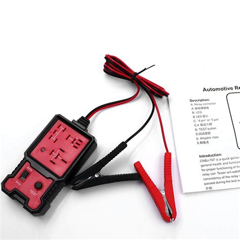 12v Electronic Automotive Relay Tester 4 Pin 5 Pin Car Auto Battery