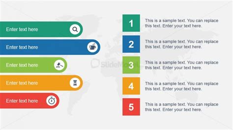 Horizontal Creative Slide Design For Presentation Agenda Slidemodel